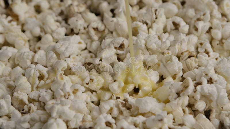 Pouring Caramel Over White Popcorn Stock Illustration - Illustration of ...