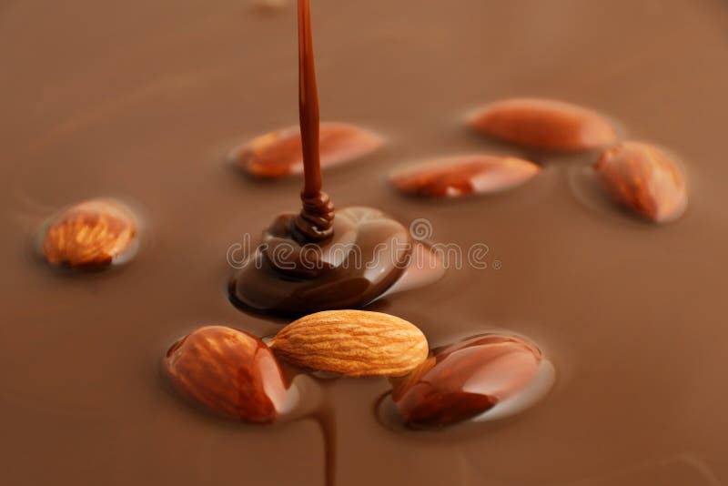 Pouring chocolate stock photo. Image of smooth, candy - 17135474