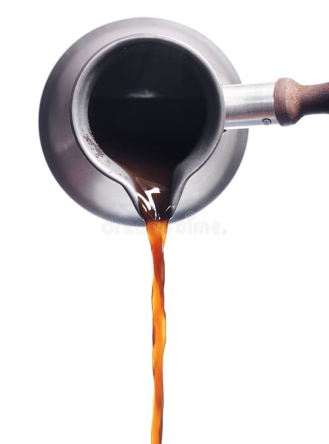 Pouring coffee stock photo. Image of dispense, pouring - 3537244