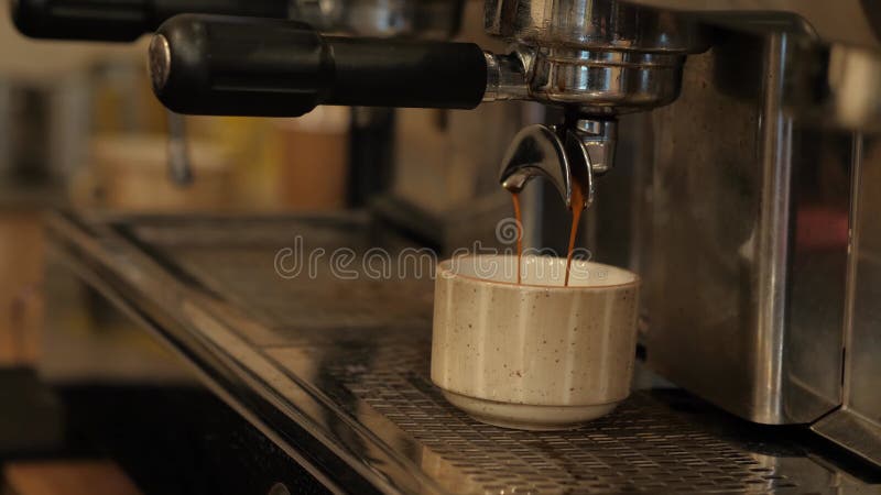 Pouring coffee stream stock video. Video of beverage - 245310341