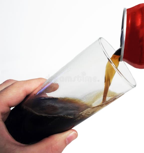 Pouring Cola stock image. Image of consume, cola, refresh - 597345