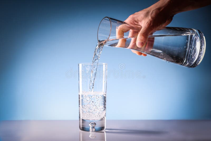 Pitcher of Clean River Water Stock Photo - Image of limpid, invaluable ...