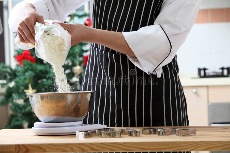 Pouring flour stock photo. Image of unrecognizable, flour - 14037434