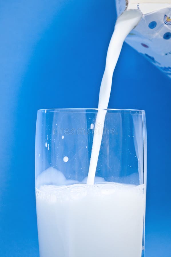 Pouring fresh milk stock photo. Image of milk, squirting - 6350660