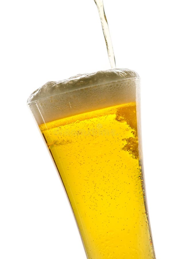 Pouring out light beer stock photo. Image of drink, swipes - 5016312
