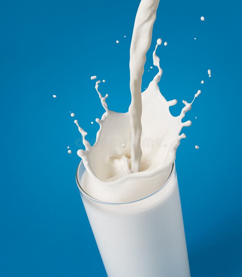Pouring milk stock image. Image of drop, flowing, eating - 9162675
