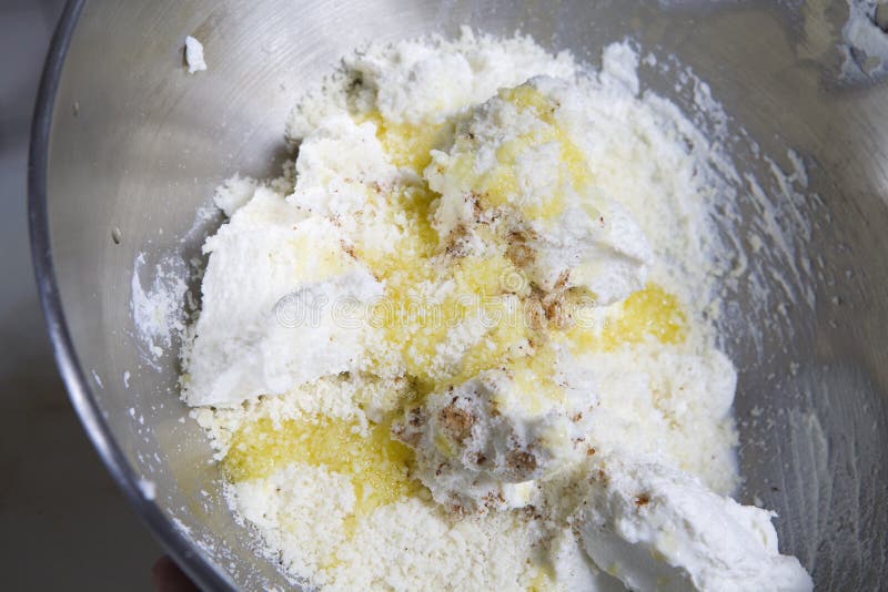 Pouring milk in pastry stock photo. Image of pastry, motion - 13094146