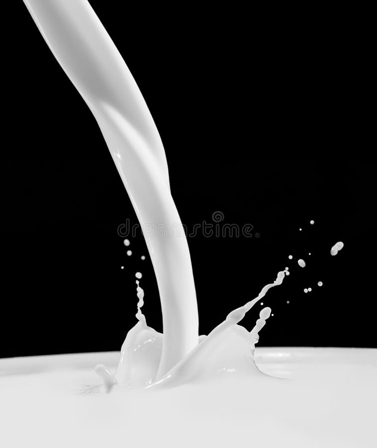 Milk splash stock photo. Image of flowing, motion, nutrition - 33359202