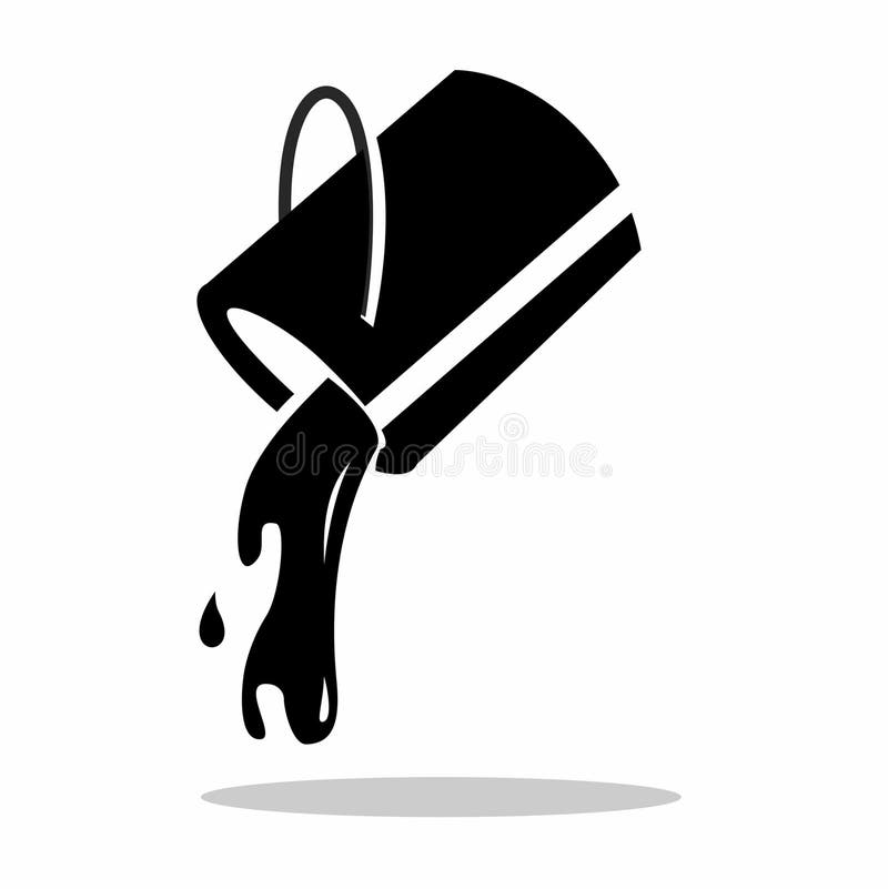 Pouring Paint Bucket Icon Vector Stock Illustrations – 201 Pouring ...