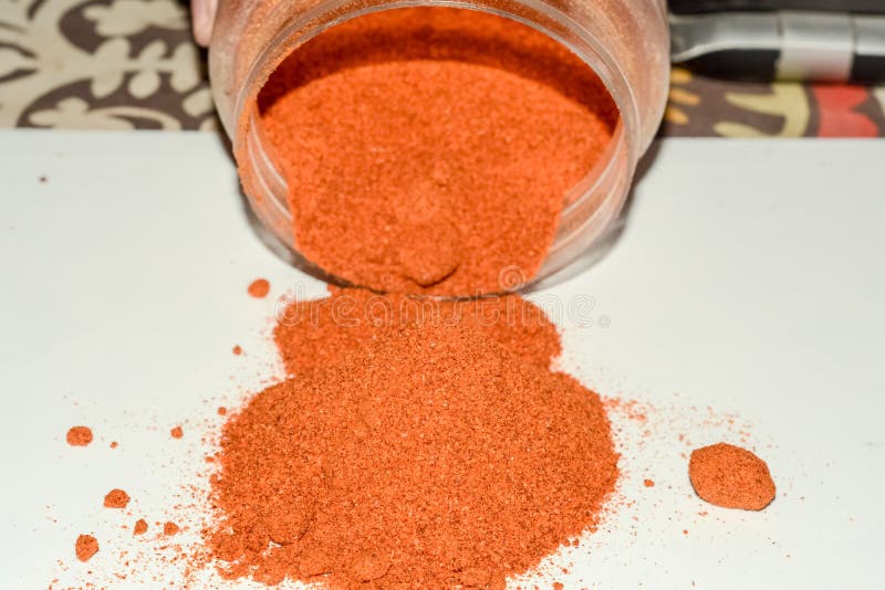 Heap of red chilli powder stock photo. Image of indian - 170553246