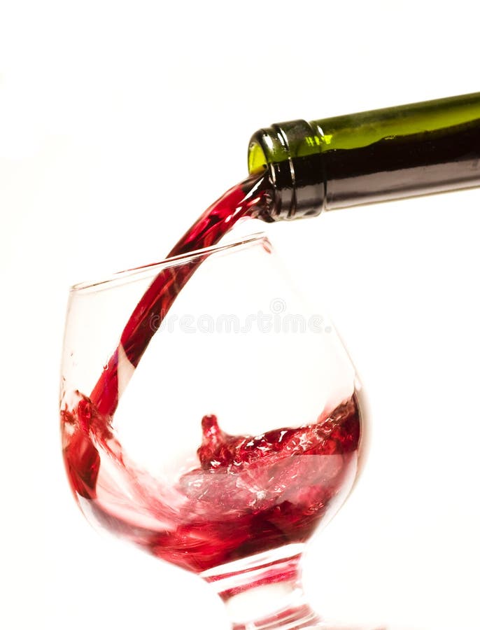 Pouring red wine stock photo. Image of expensive, celebration - 7356314