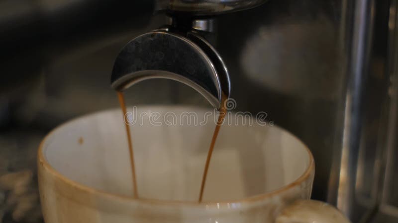 Pouring stream coffee stock footage. Video of heat, cafeteria - 247958372