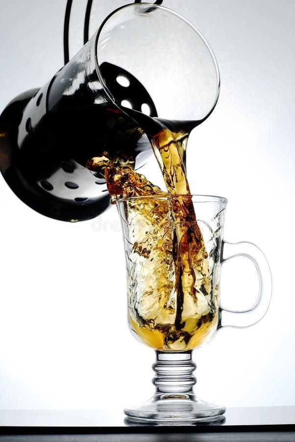 Pouring tea stock image. Image of teacup, relaxation - 10176659