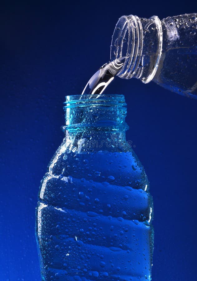 Pouring water stock image. Image of bottles, flow, beverage - 1775517