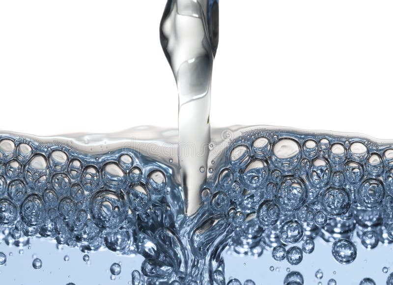 Pouring water stock image. Image of liquid, bubbles, pouring - 24931245