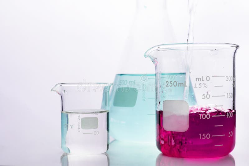 Water in beaker stock photo. Image of experiment, preparation - 25214214