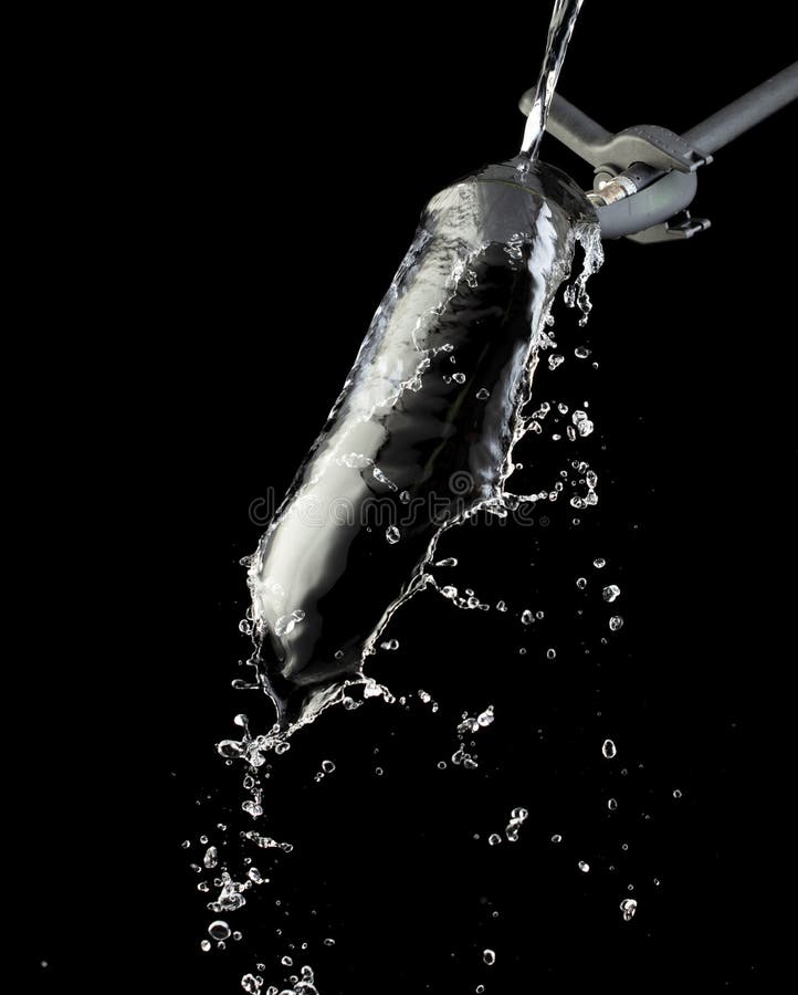 Pouring Water on Pants Object To Create Shape Form Splash Fluttering in ...