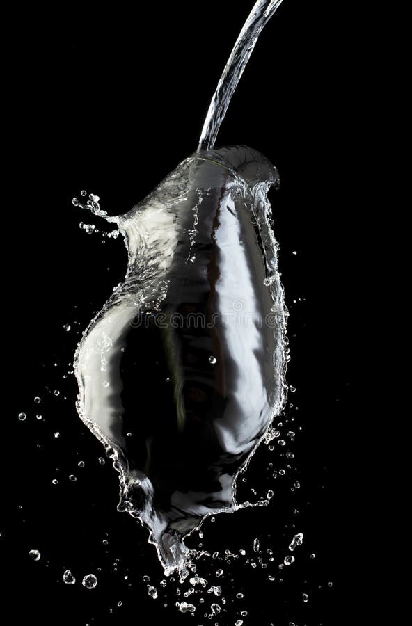 Pouring Water on Pants Object To Create Shape Form Splash Fluttering in ...