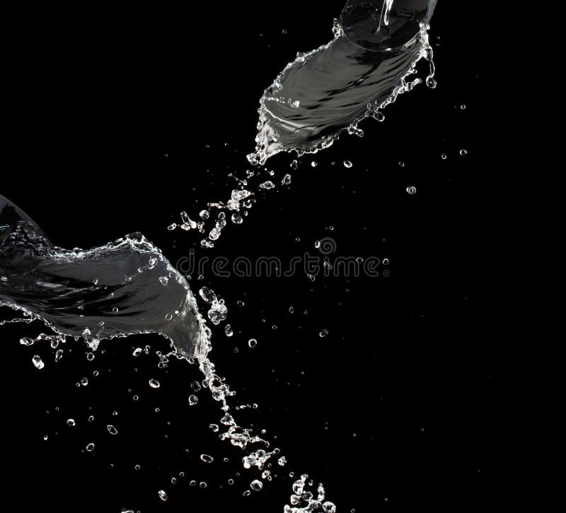 Pouring Water on Pants Object To Create Shape Form Splash Fluttering in ...