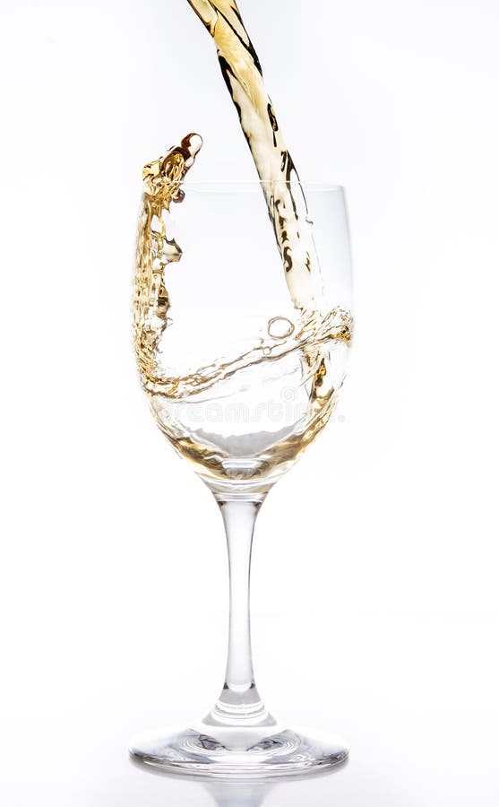 Pouring of white wine stock photo. Image of white, sommelier - 28879176
