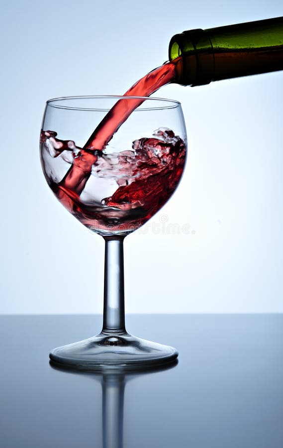 Pouring wine stock photo. Image of pured, life, blue, flow - 8556762