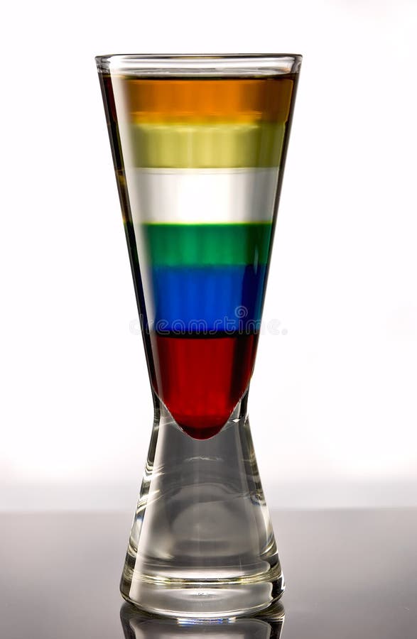 Pousse Cafe stock photo. Image of alcohol, soporific - 14741812