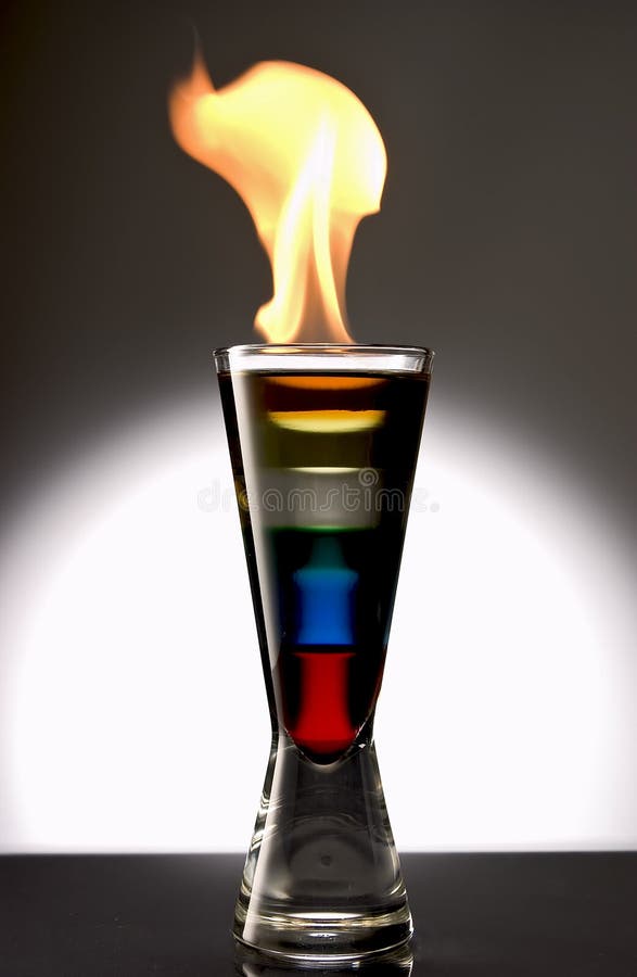 Pousse Cafe stock image. Image of elixir, cocktails, glass - 14741815