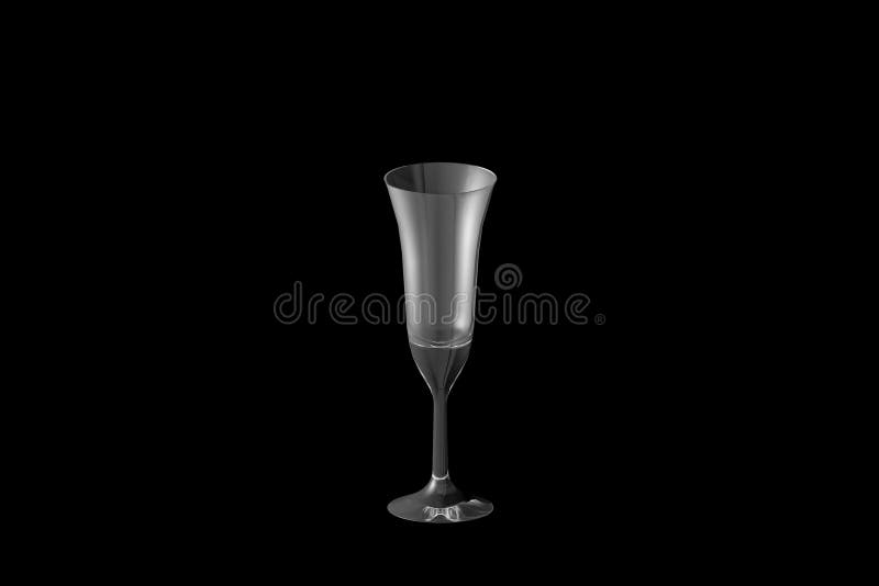 3D Illustration of Pousse Cafe Multi Layered Cocktails Glass Isolated ...
