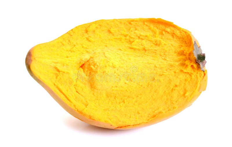 Pouteria Campechiana Isolated on the White Background Stock Photo ...