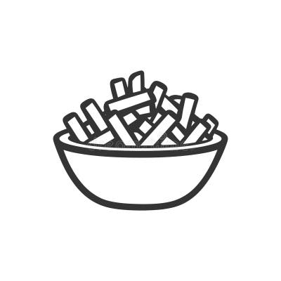 Poutine Icon stock vector. Illustration of dish, cheese - 296705392