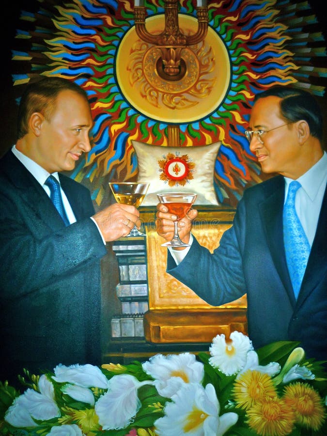Poutine and King of Thailand Editorial Image - Image of cheers, king ...