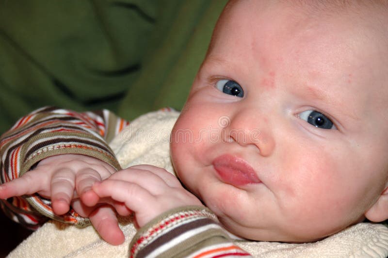 Pouting Baby stock photo. Image of tasting, portrait, pouting - 6291038
