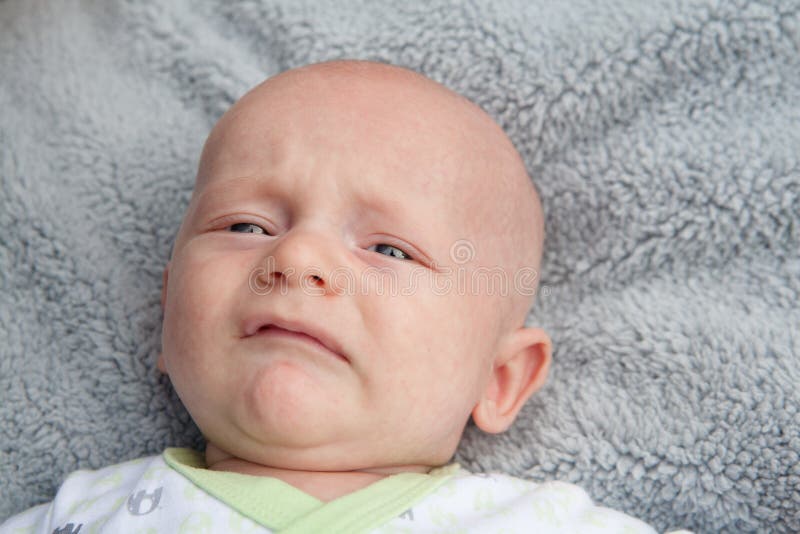 Pouting Baby stock image. Image of face, front, displeased - 35424985