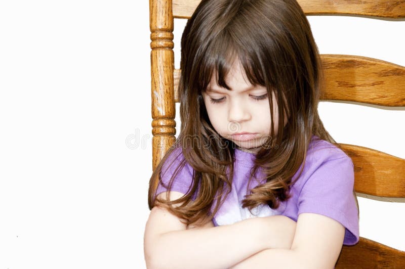 Pouting Child stock photo. Image of purple, sulking, arms - 9859728
