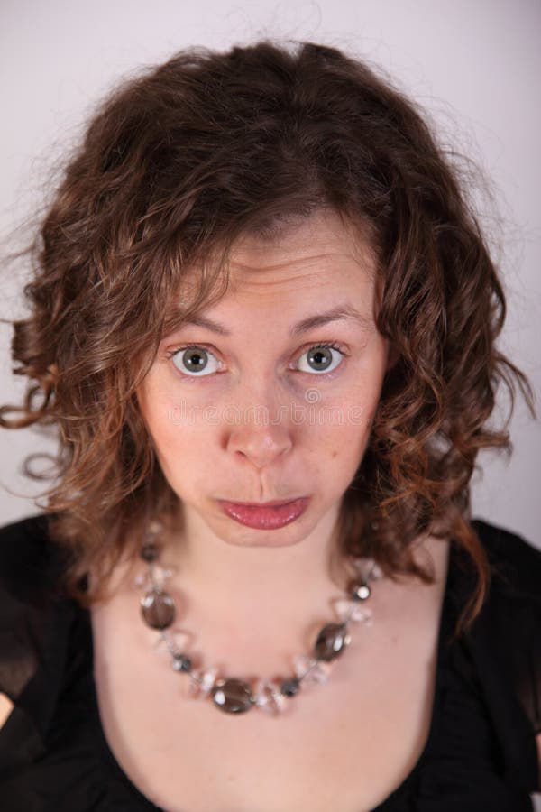 Pouty face stock image. Image of unhappy, pouty, eyes - 19598195