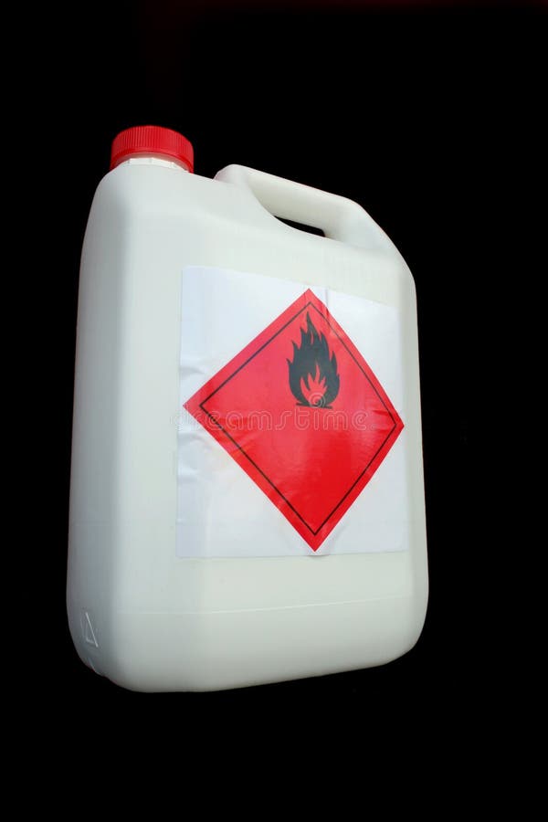 Pouvez Du Liquide Inflammable Image stock - Image du nuisible, santé ...