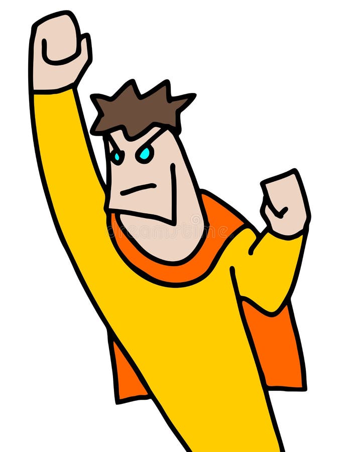 Pouvoir de dessin animé illustration de vecteur. Illustration du ...