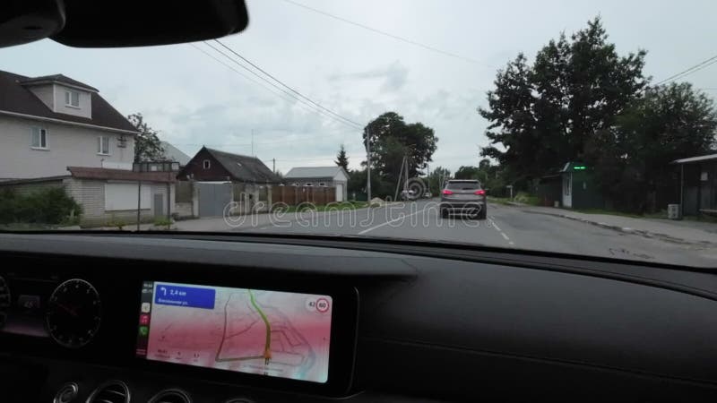 POV Car Driving in a City Street. Luxury Interior of Mercedes Benz ... POV Car Driving in a City Street. Luxury Interior of Mercedes Benz ...