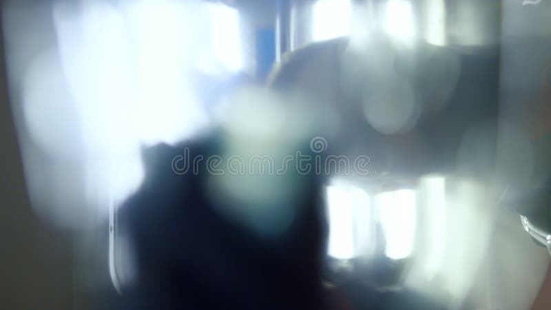 Paramedics Putting On Oxygen Inhalation Mask On Girl Face While Trying