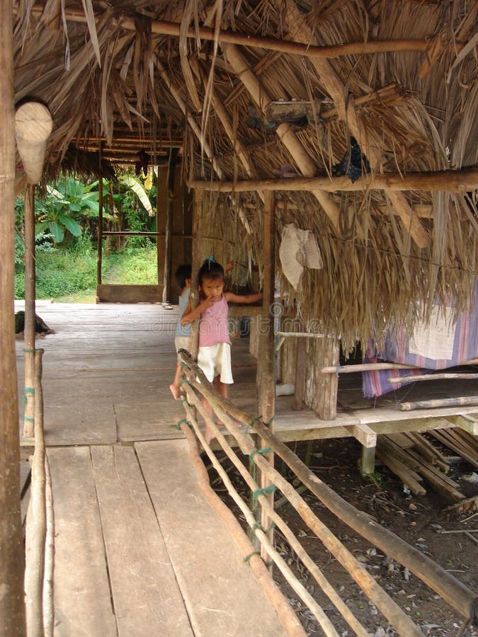 Poverish children editorial photography. Image of house - 31927327