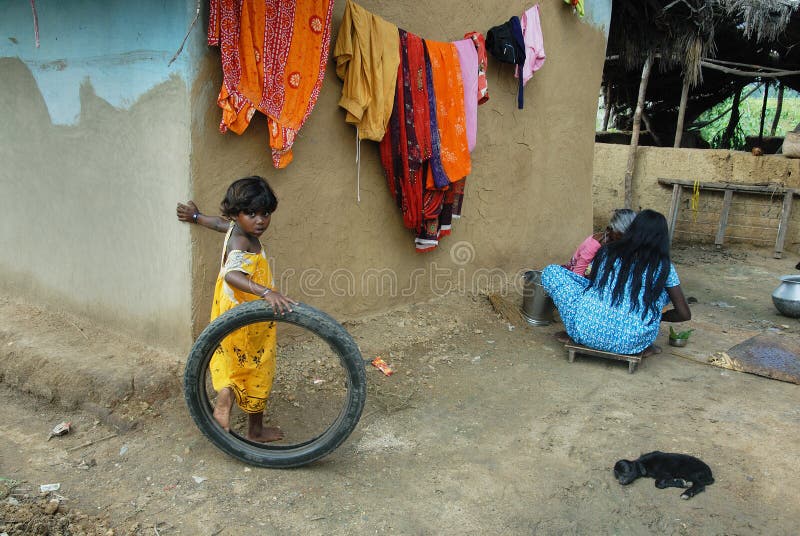 Rural Poverty in India editorial stock photo. Image of life - 21161783
