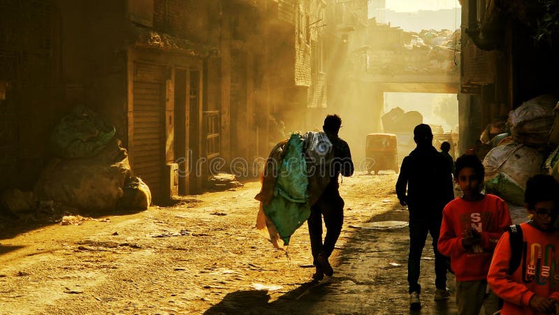 Poverty on Streets of Cairo Egypt Editorial Stock Image - Image of ...