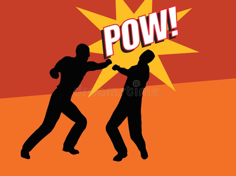 Two Men Fighting Stock Illustrations – 969 Two Men Fighting Stock ...