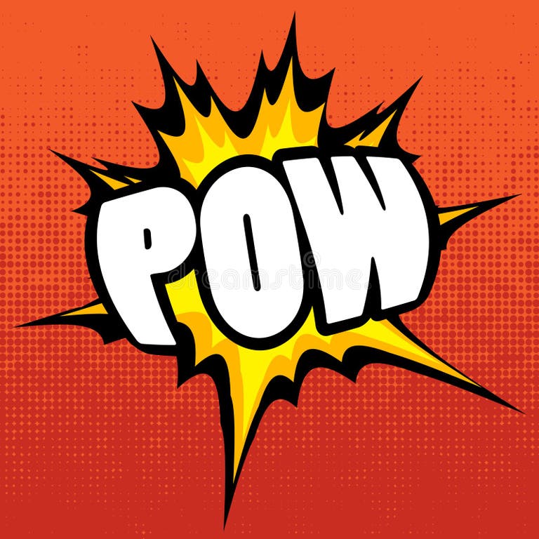 Pow background stock vector. Illustration of abstract - 56856009