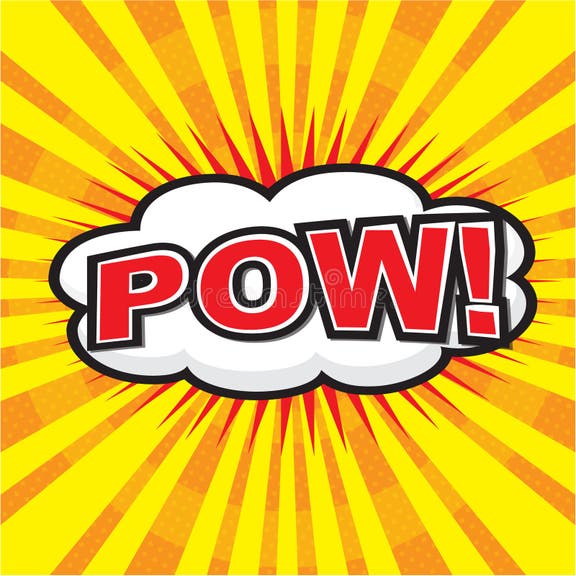 Comic Sound Effect Pow Stock Illustrations – 2,004 Comic Sound Effect ...