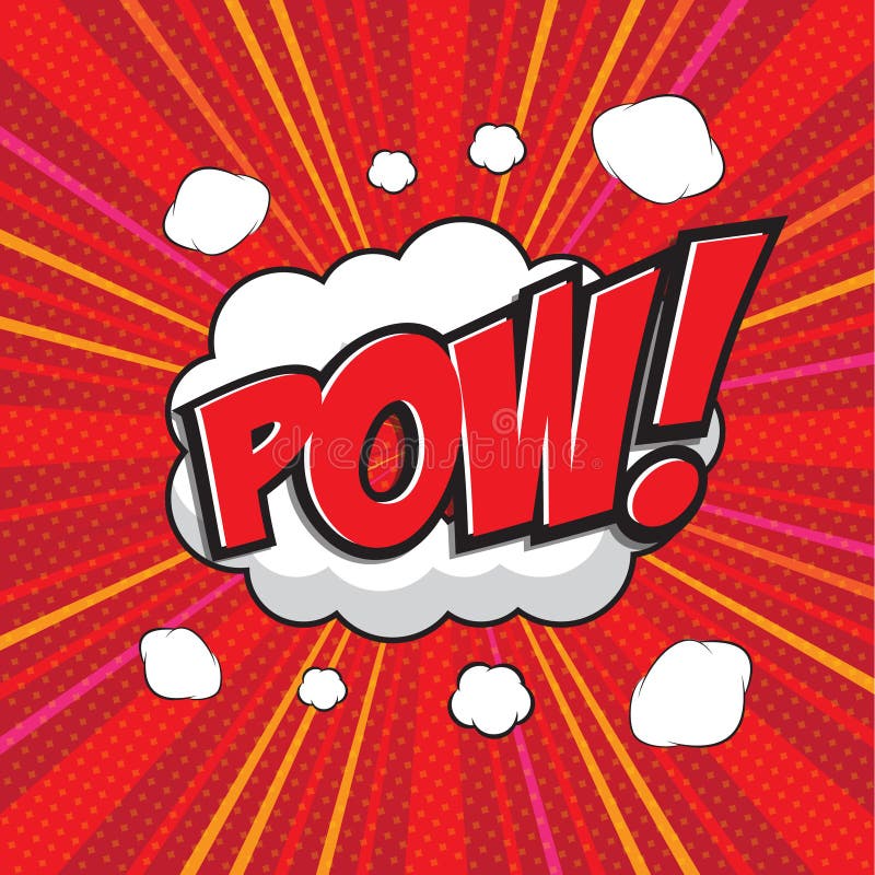 Comic Sound Effect Pow Stock Illustrations – 2,147 Comic Sound Effect ...