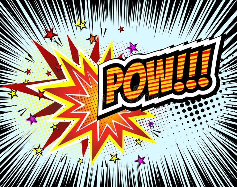 Pow Template Stock Illustrations – 1,626 Pow Template Stock ...
