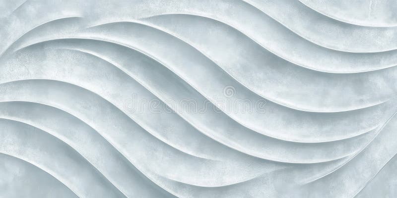 Powder Blue Background with Soft Bending Wave Patterns. Light Gray ...