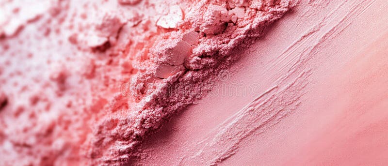 Powder Blush Brush Strokes Create a Soft and Vibrant Texture on a ...