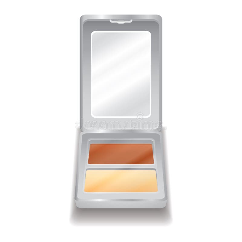 Powder Box. Vector Illustration Decorative Design Stock Vector ...